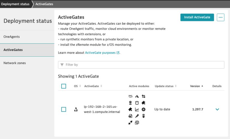 How to monitor AWS environment with Dynatrace using ActiveGate – MY CLOUD JOURNEY